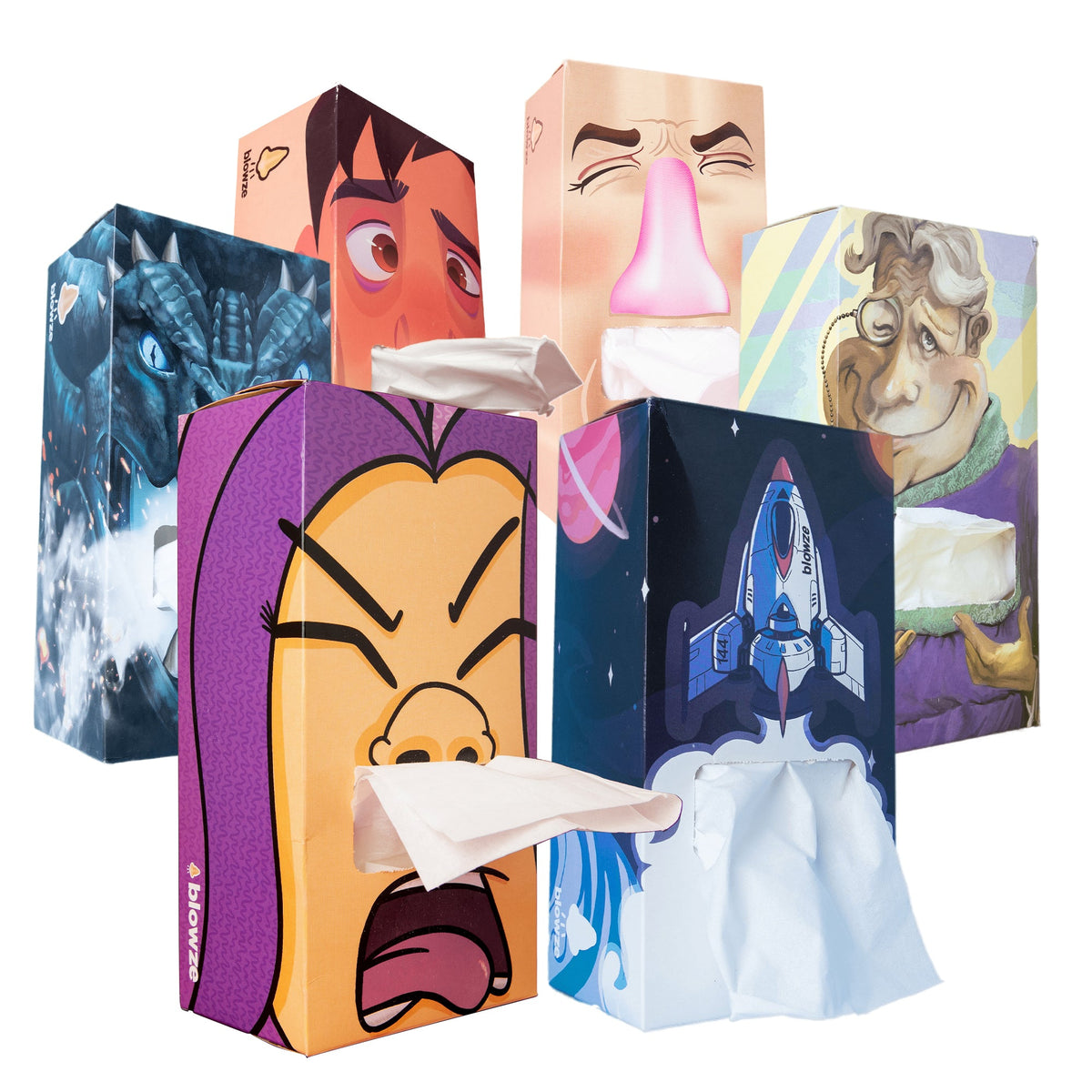 Tissue Combo 6 Pack – Blowze Tissues